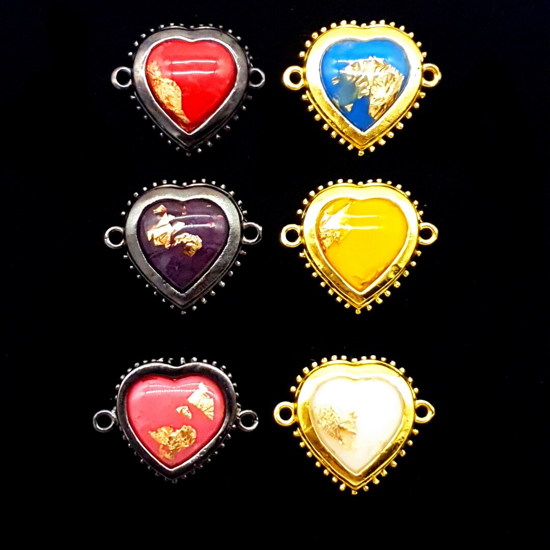 Thai Wax Heart Amulet With Gold Leaf (blessed) - for Love, Charm ...