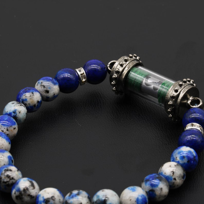 Thai Buddhist Green String Amulet With Natural Stone Bracelet (blessed ...