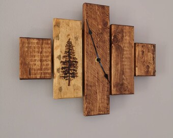 Reclaimed Wood Clock | Etsy