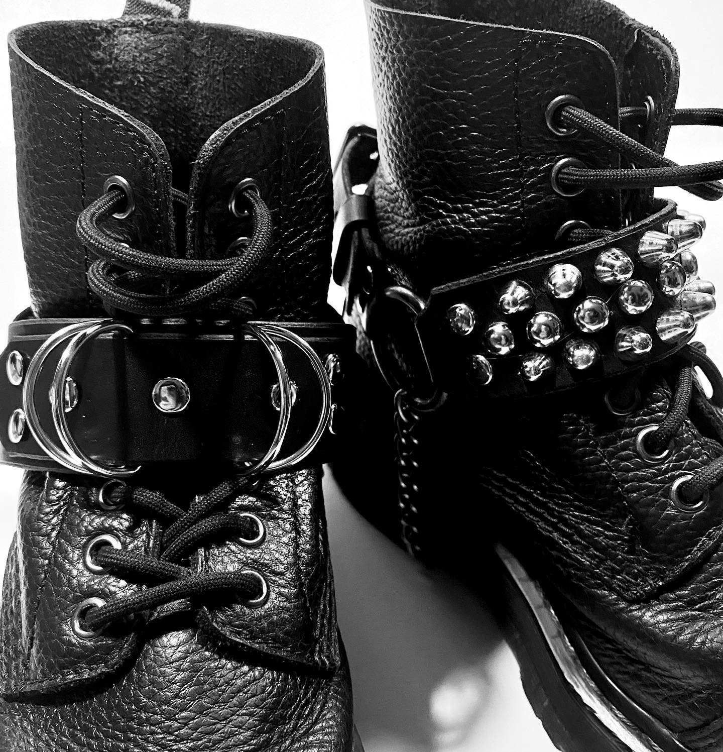 Bondage Bootstrap Genuine Leather - Etsy