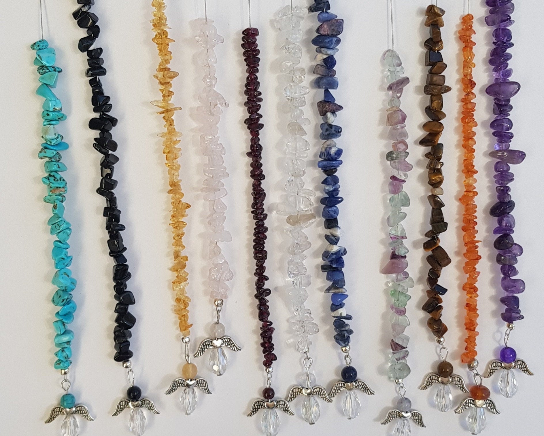 Hanging Guardian Angel Crystal Suncatcher - Etsy