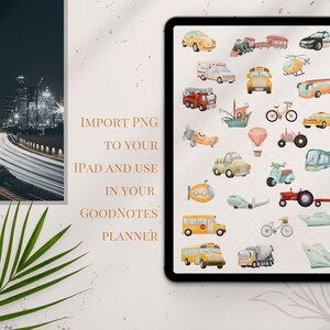 Transport Clipart | Watercolor Cars Clipart | Transport Clipart Set ...