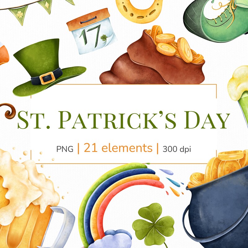 St Patricks Clip Art - Etsy