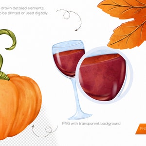 Thanksgiving Day Clipart | Cute Autumn Clipart | Fall Clipart | Pumpkin ...