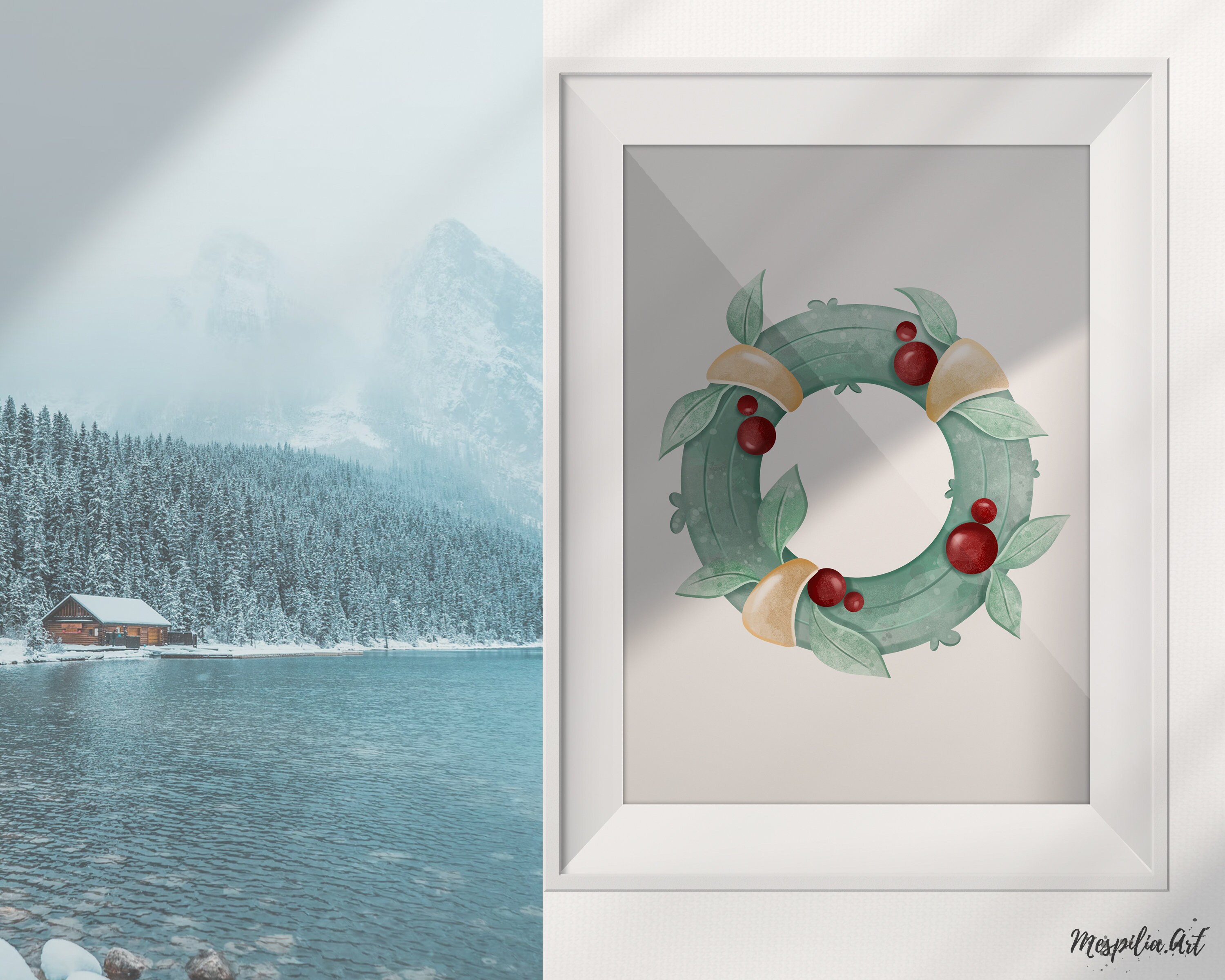 Christmas Clipart Winter Clipart New Year Clipart Cute | Etsy