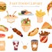 Fastfood Clipart | Junk Food Clipart | Food Clip Art | Hamburger ...
