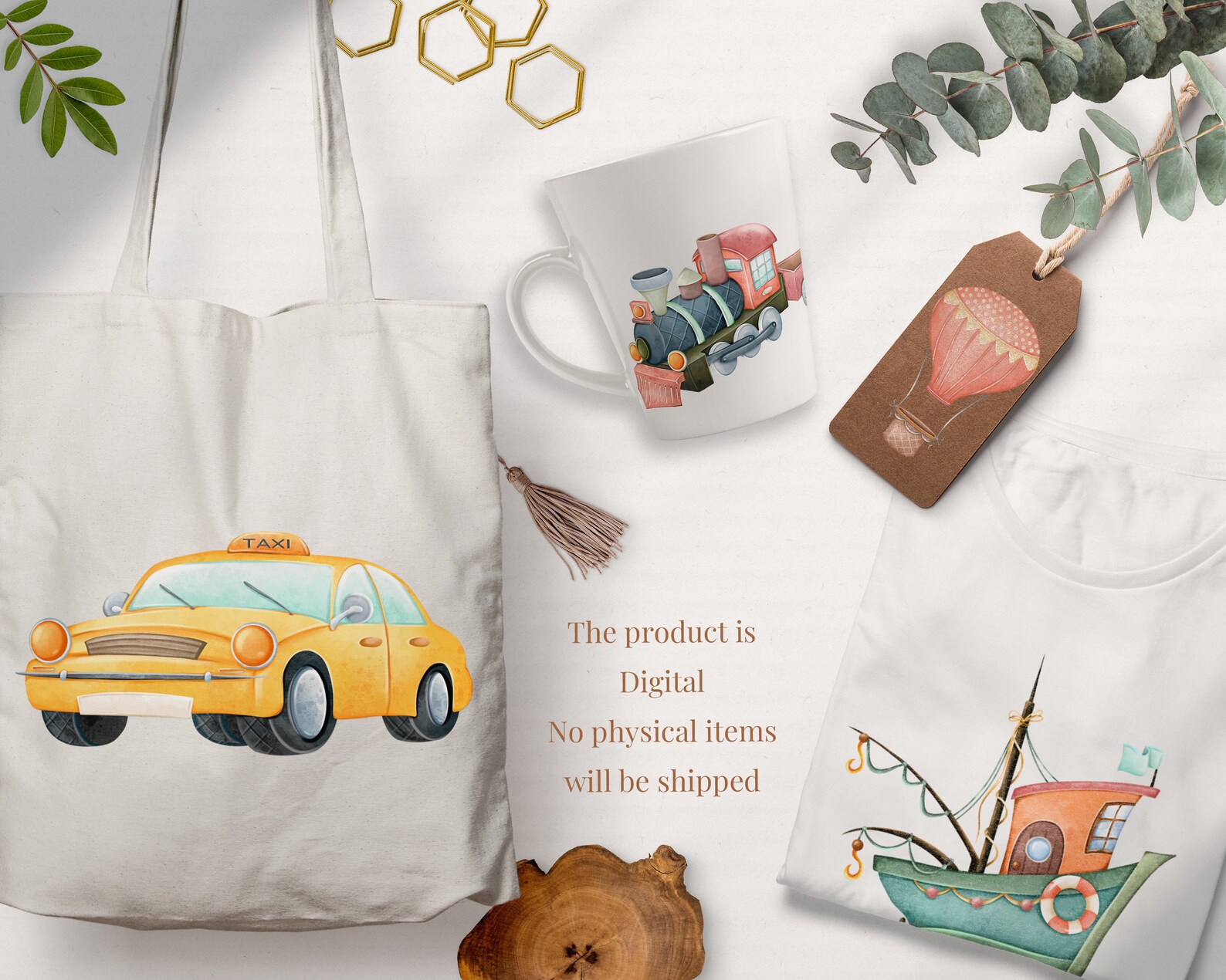 Transport Clipart Watercolor Cars Clipart Transport Clipart Set Vehicle ...