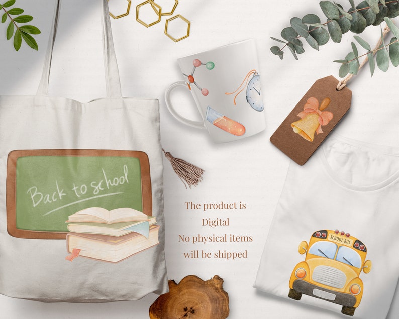 School Clipart Bundle Back to School Clipart Png School - Etsy