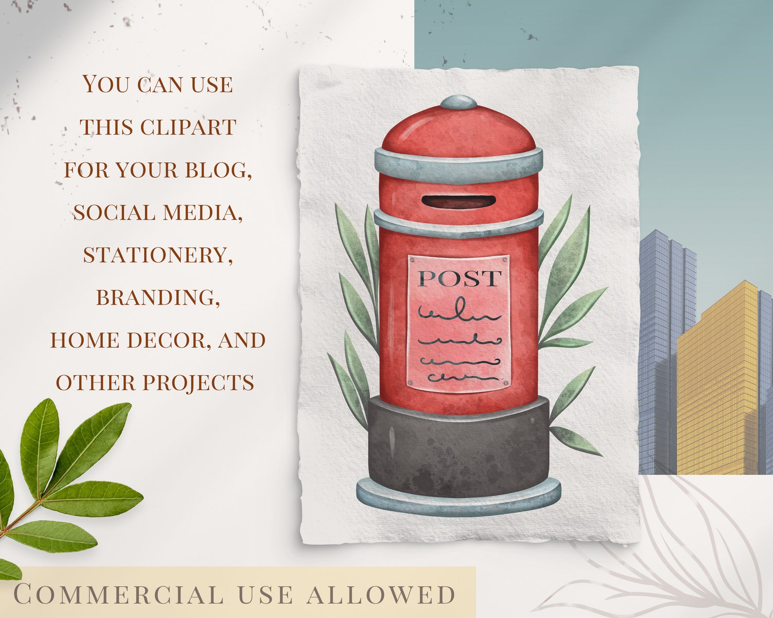 Mail Clipart Png Set Post Office Clipart Air Mail Clipart - Etsy