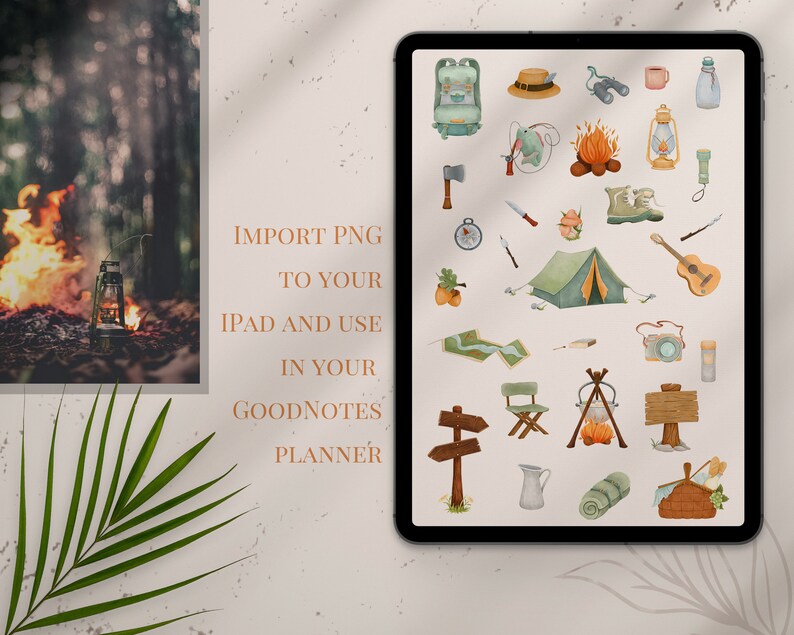 Camping Clipart Summer Clipart Travel Clipart Camper - Etsy