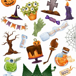 Halloween Clipart | Cute Halloween | Ghost Clipart | Mystic Clipart ...