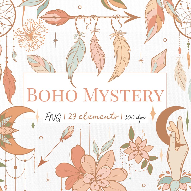 Mystical Clipart - Etsy
