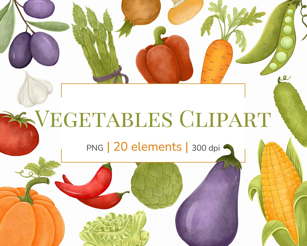 Vegetable Clipart | Food Clipart Png | Healthy Food Clip Art Png ...