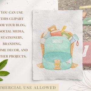 School Clipart Bundle | Back to School Clipart Png | School Bus ...