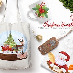 Christmas Clipart Bundle | Holiday Clip Art | Cute Christmas Clip Art ...