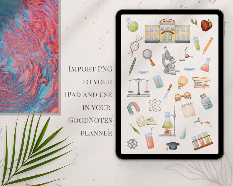 Science Clipart Watercolor School Clipart Graduation - Etsy