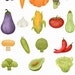 Vegetable Clipart Food Clipart Png Healthy Food Clip Art - Etsy