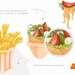 Food Clipart Bundle | Junk Food Clipart | Fast Food Illustration PNG ...