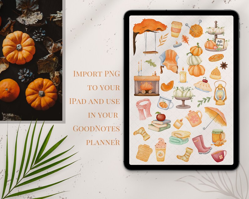 Cozy Autumn Clipart Fall Clipart Bundle Thanksgiving - Etsy