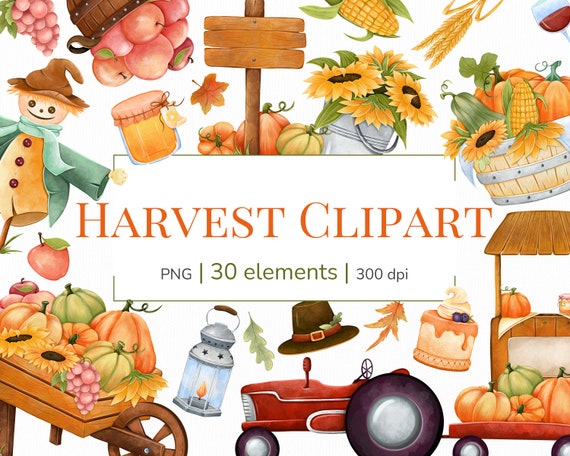 Apple Harvest Clip Art