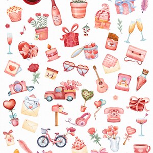 Valentines Day Clipart Bundle | Valentine Clip Art | Love Clipart ...