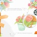 Gardening Clipart | Spring Garden PNG | Potted Plants and Potted ...