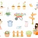 Garden Clipart Bundle Gardening Clip Art Spring Clipart - Etsy