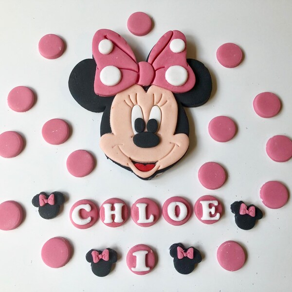 Fondant Minnie Mouse - Etsy