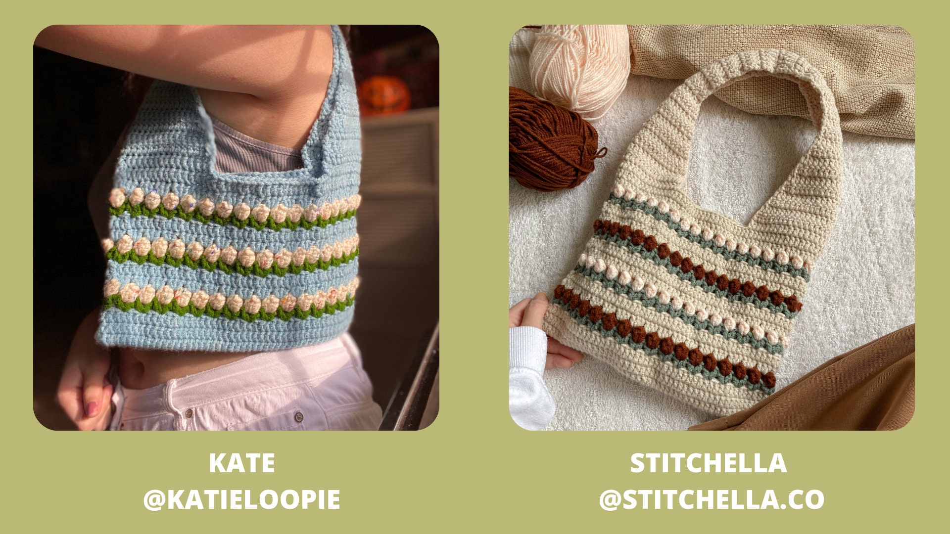 PDF Tulips bag pattern | Etsy