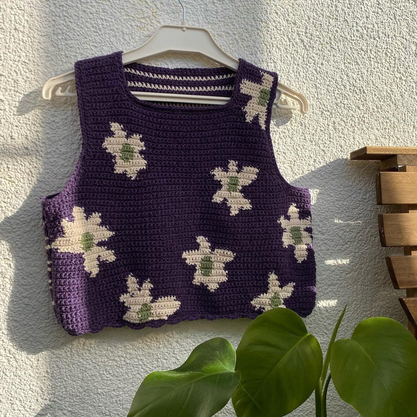 PDF Lazy Daisy Vest Crochet Pattern - Etsy UK