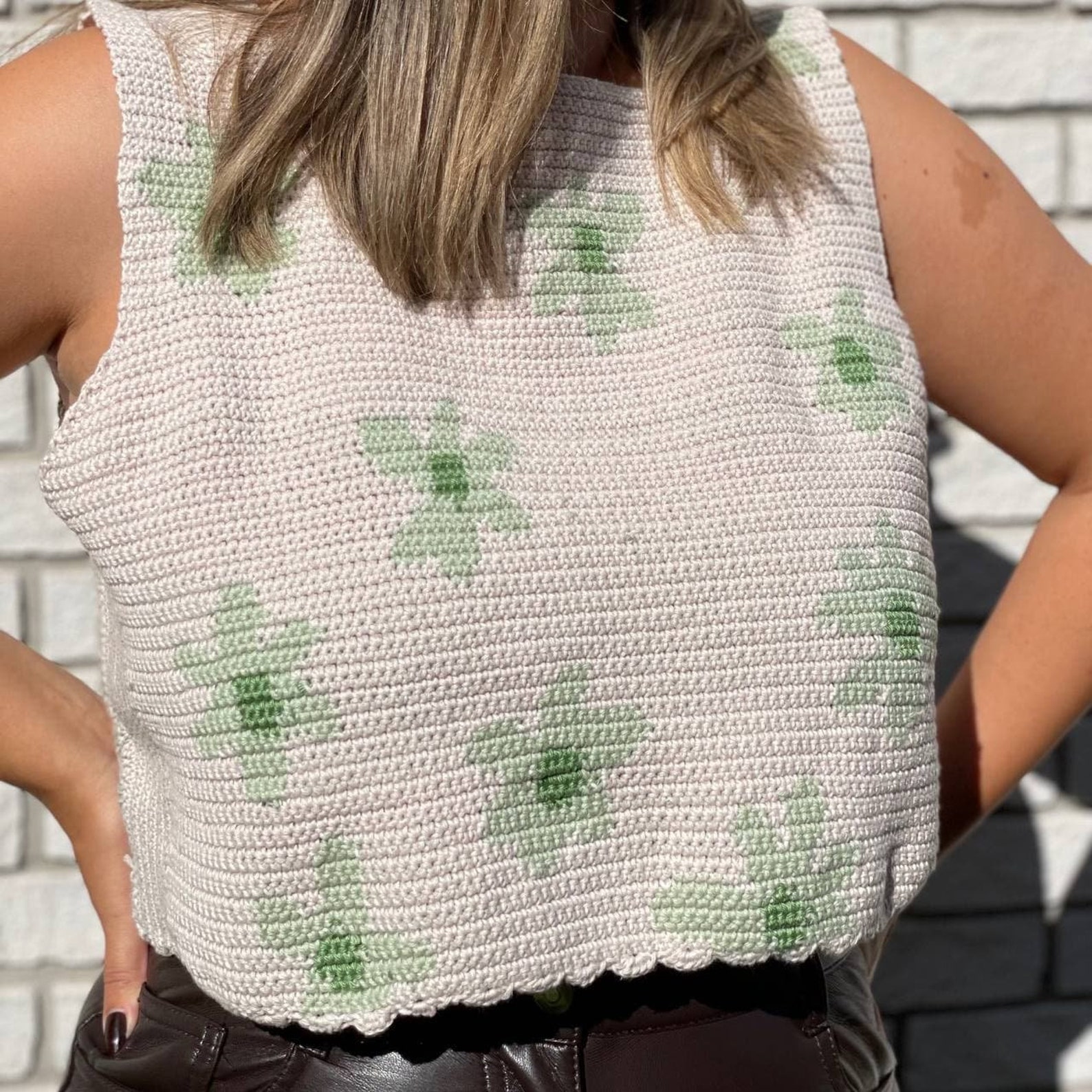 PDF Lazy Daisy Vest Crochet Pattern - Etsy