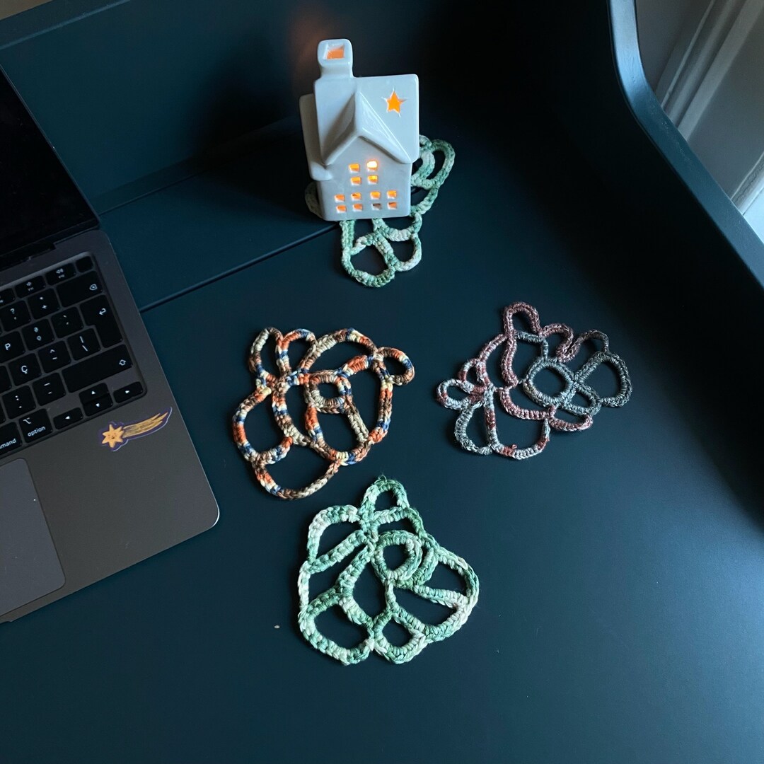 PDF Coral Coaster Crochet Pattern - Etsy