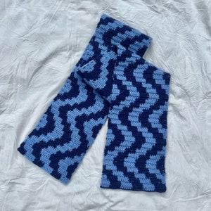 PDF Wavy Scarf Crochet Pattern - Etsy