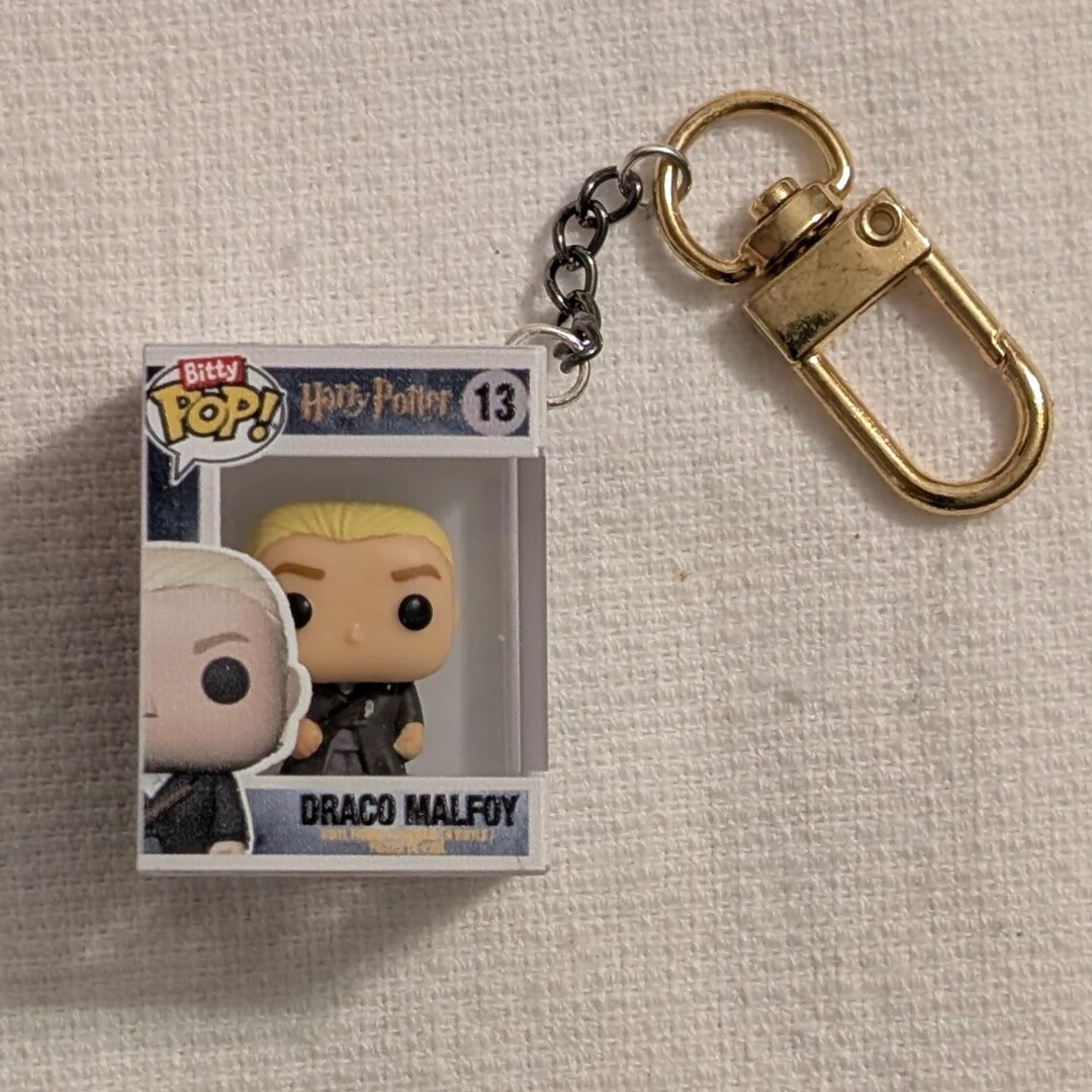Draco Malfoy From Harry Potter Funko Bitty Pop #13 Handmade Bag Charm ...