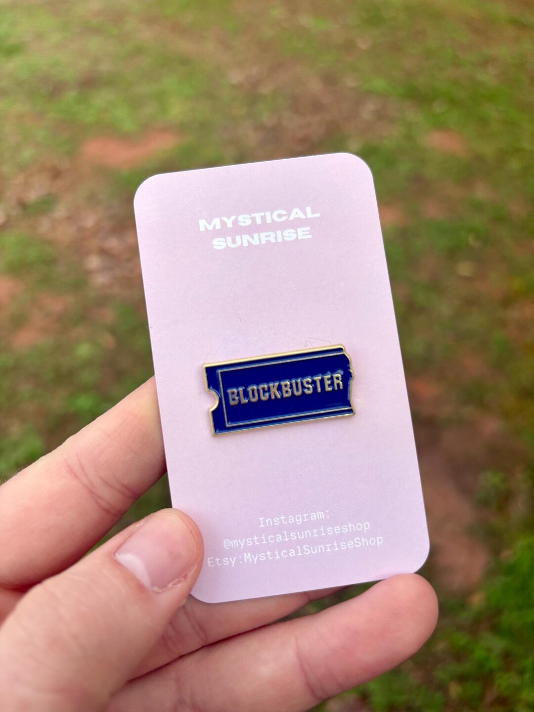 Blockbuster Enamel Pin 90s Enamel Pin Deadstock Pin Nostalgia Pin ...