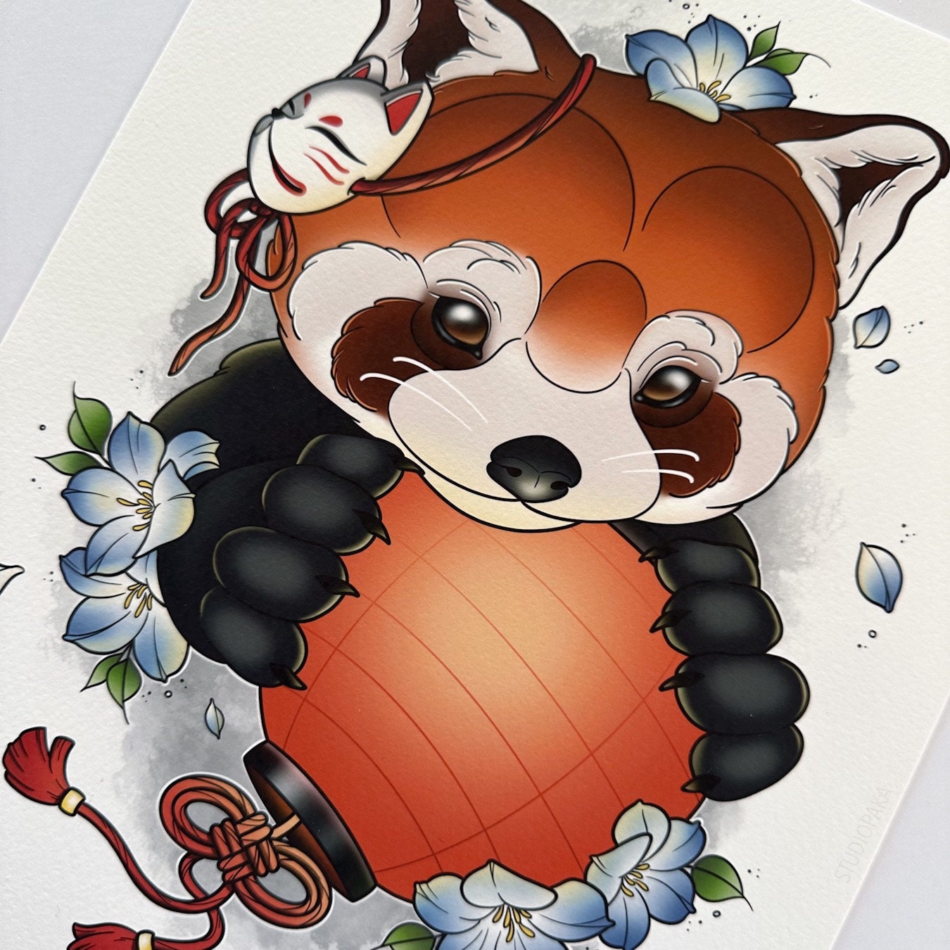 Red Panda Art Print - Etsy