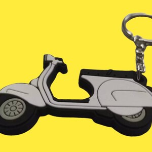 Vespa GS 150, 2D PVC Rubber Keychain, Gift, Keyring, Piaggio, Mod ...