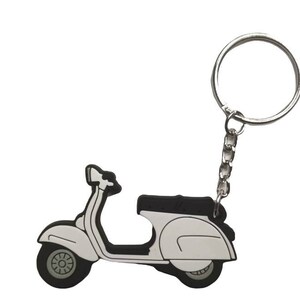 Vespa GS 150, 2D PVC Rubber Keychain, Gift, Keyring, Piaggio, Mod ...