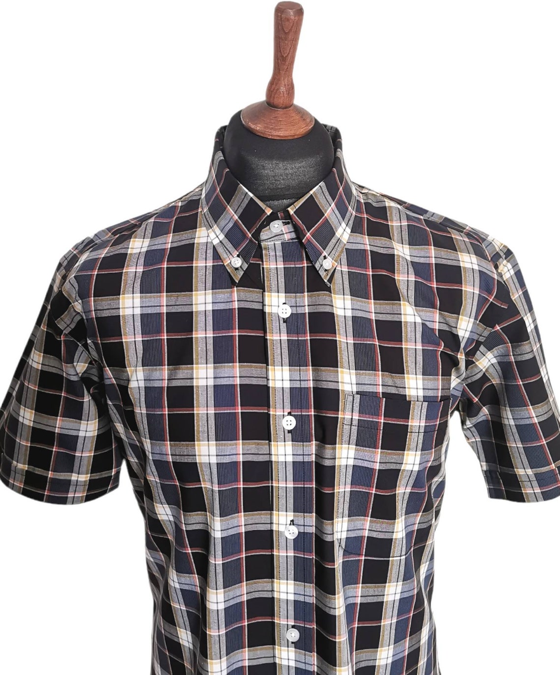 Limited Edition Mod Ska Skinhead 2tone Black Navy Check | Etsy