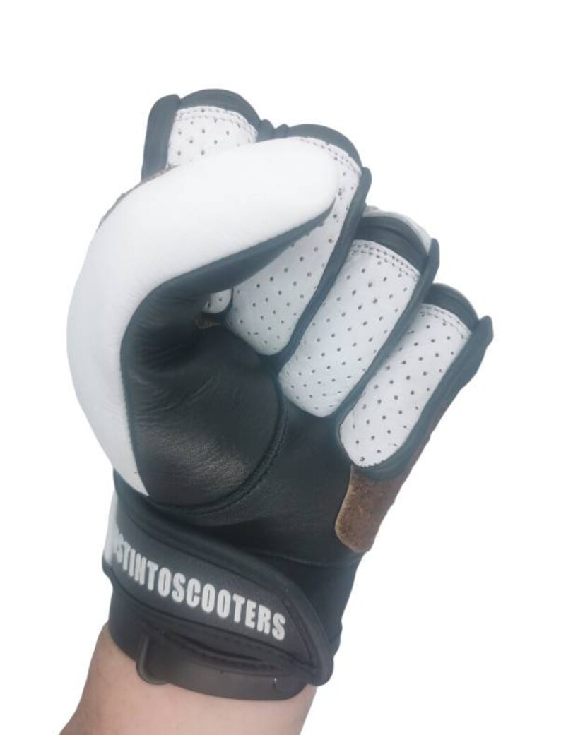 Mod Target Scooter White Gloves Italian Leather Mods - Etsy
