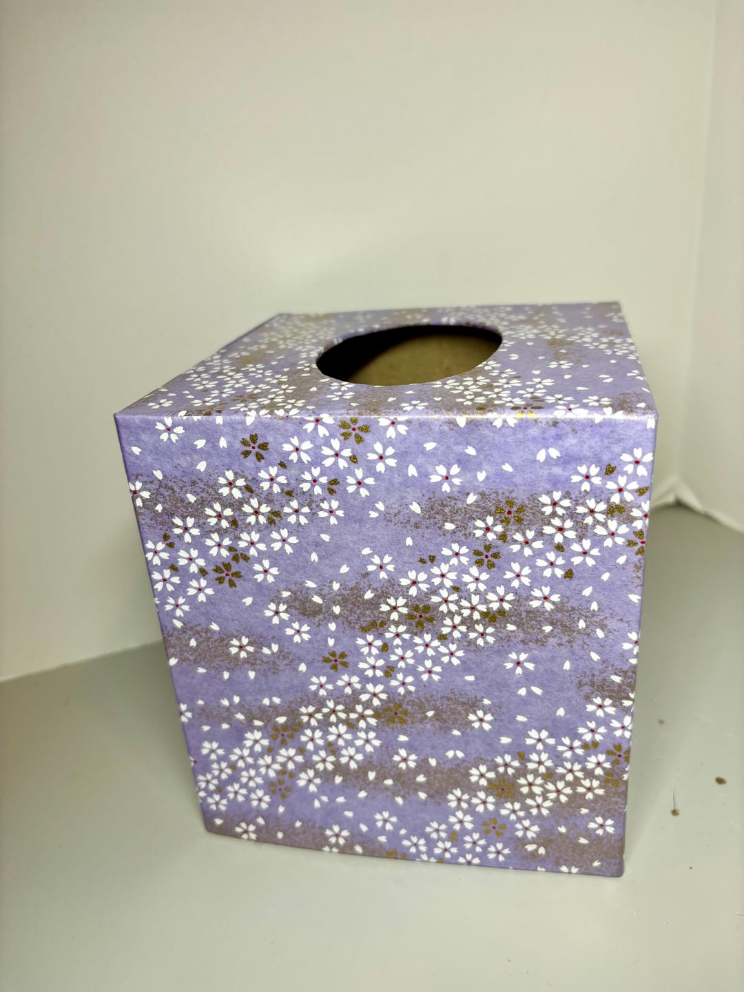 Handcrafted Tissue Box Cover Made With Japanese Chiyogami Washi Paper ...