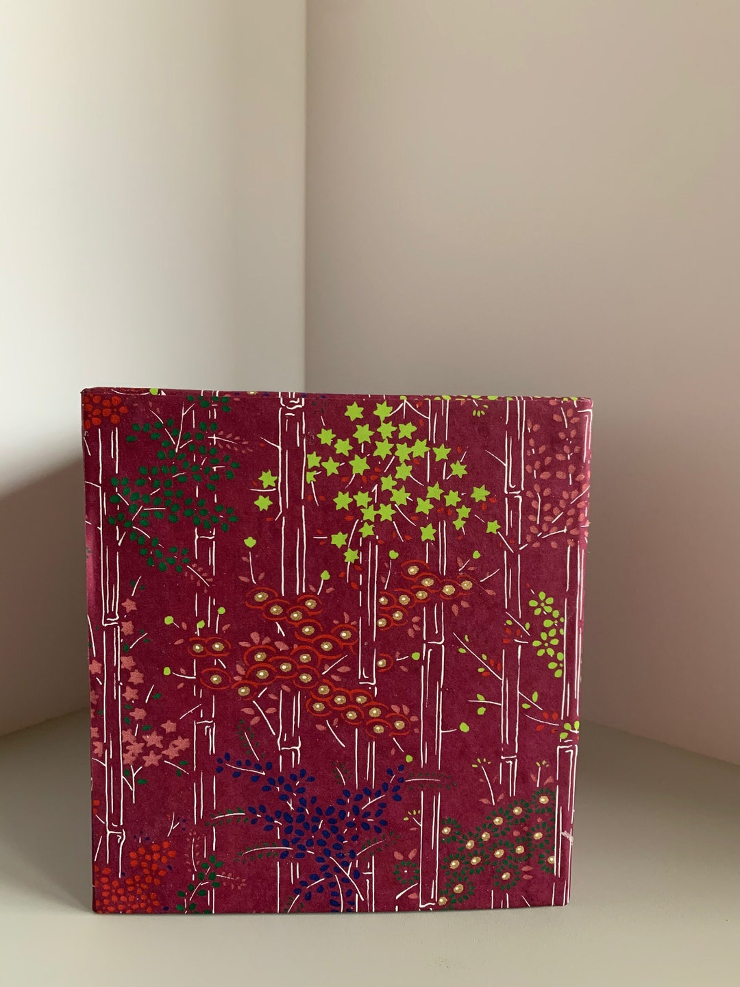 Handcrafted Tissue Box Cover Made With Japanese Chiyogami Washi Paper ...