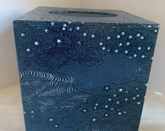 Handcrafted Tissue Box Cover Made With Japanese Chiyogami Washi Paper ...