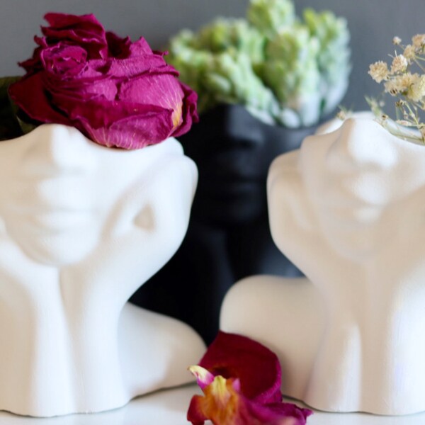 Vases With Faces - Etsy