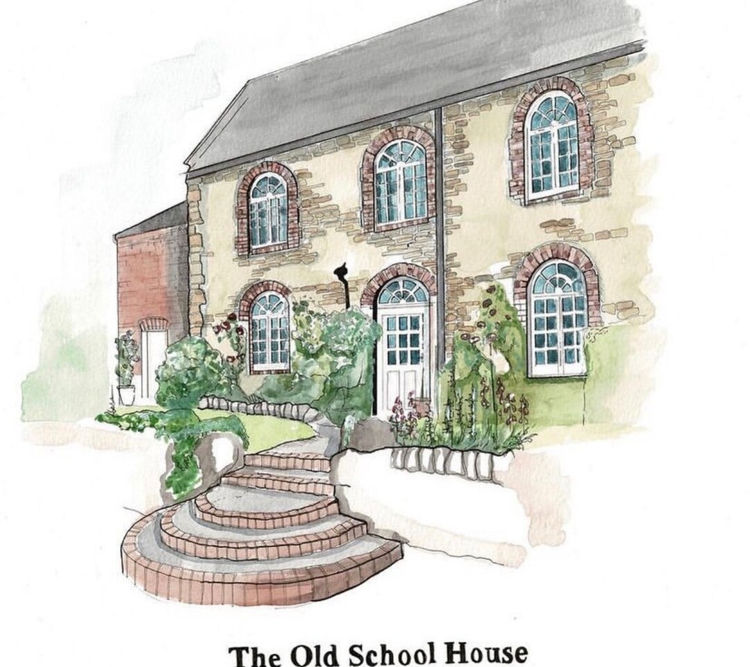 A3 House/building Portrait - Etsy