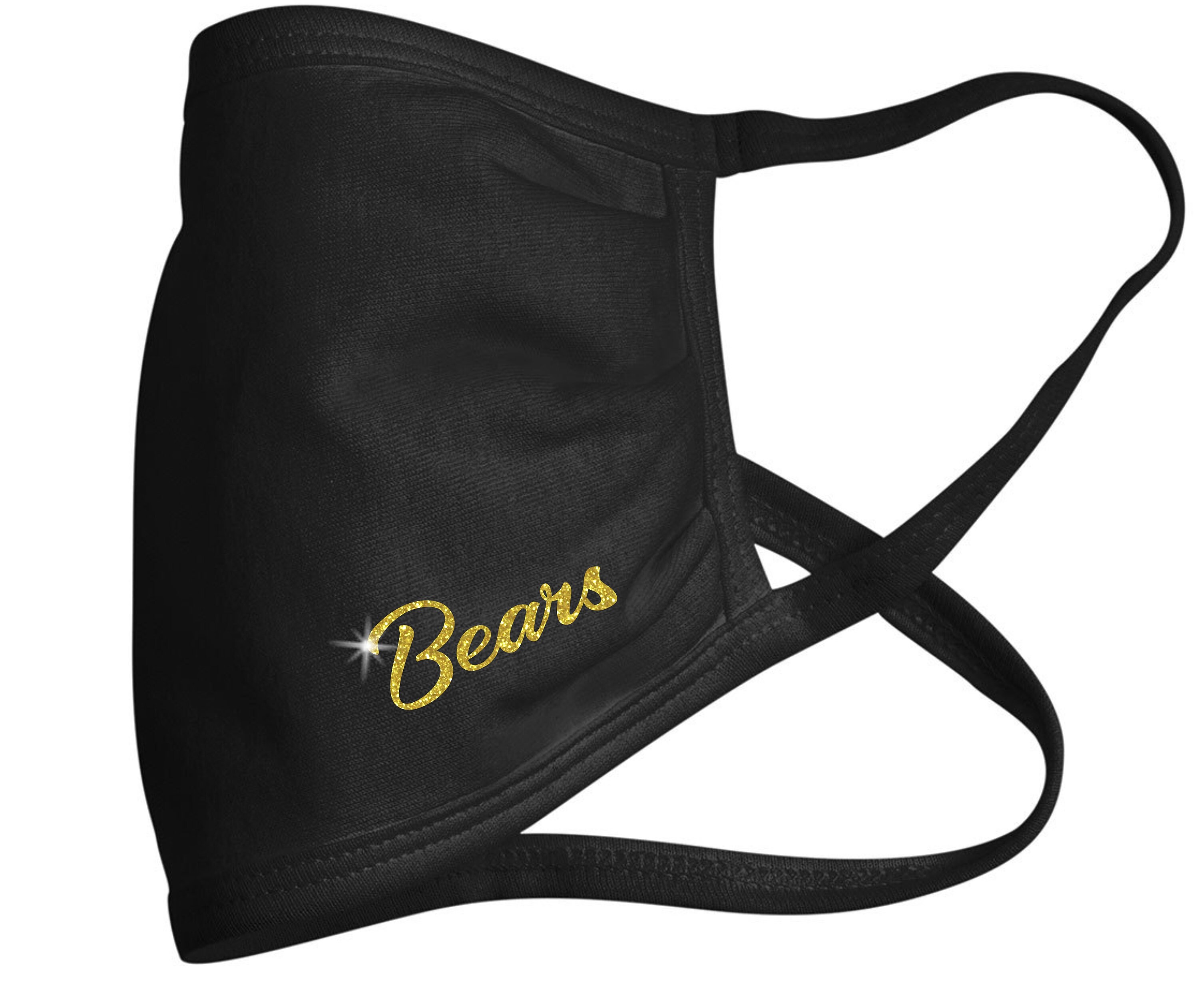 Glitter Bears Script Mask Choisissez la couleur boucles | Etsy