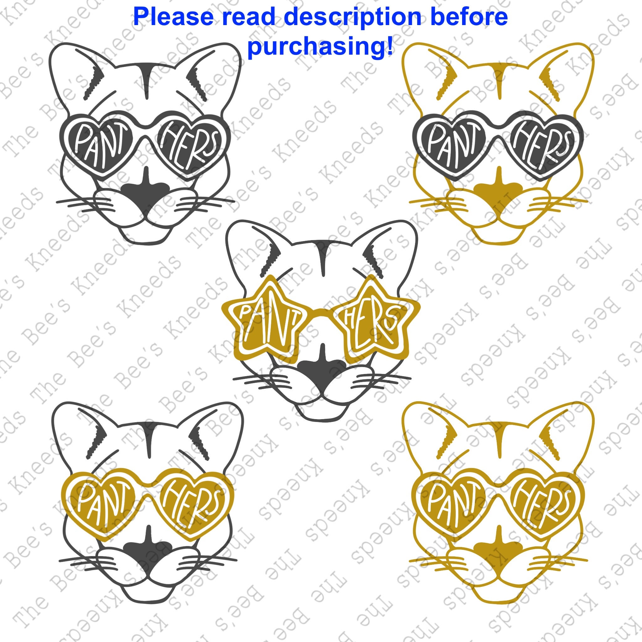Preppy Panther Svg - Etsy