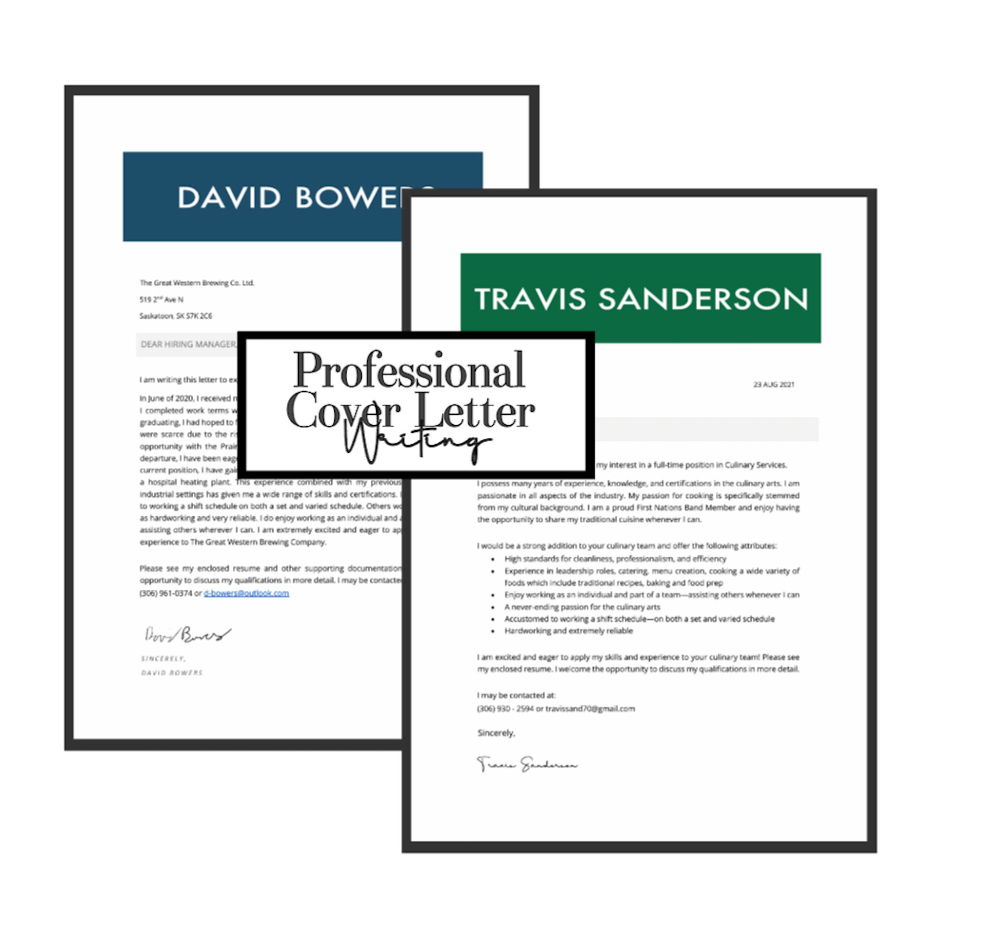 Professional Cover Letter Writing Custom Cover Letter - Etsy