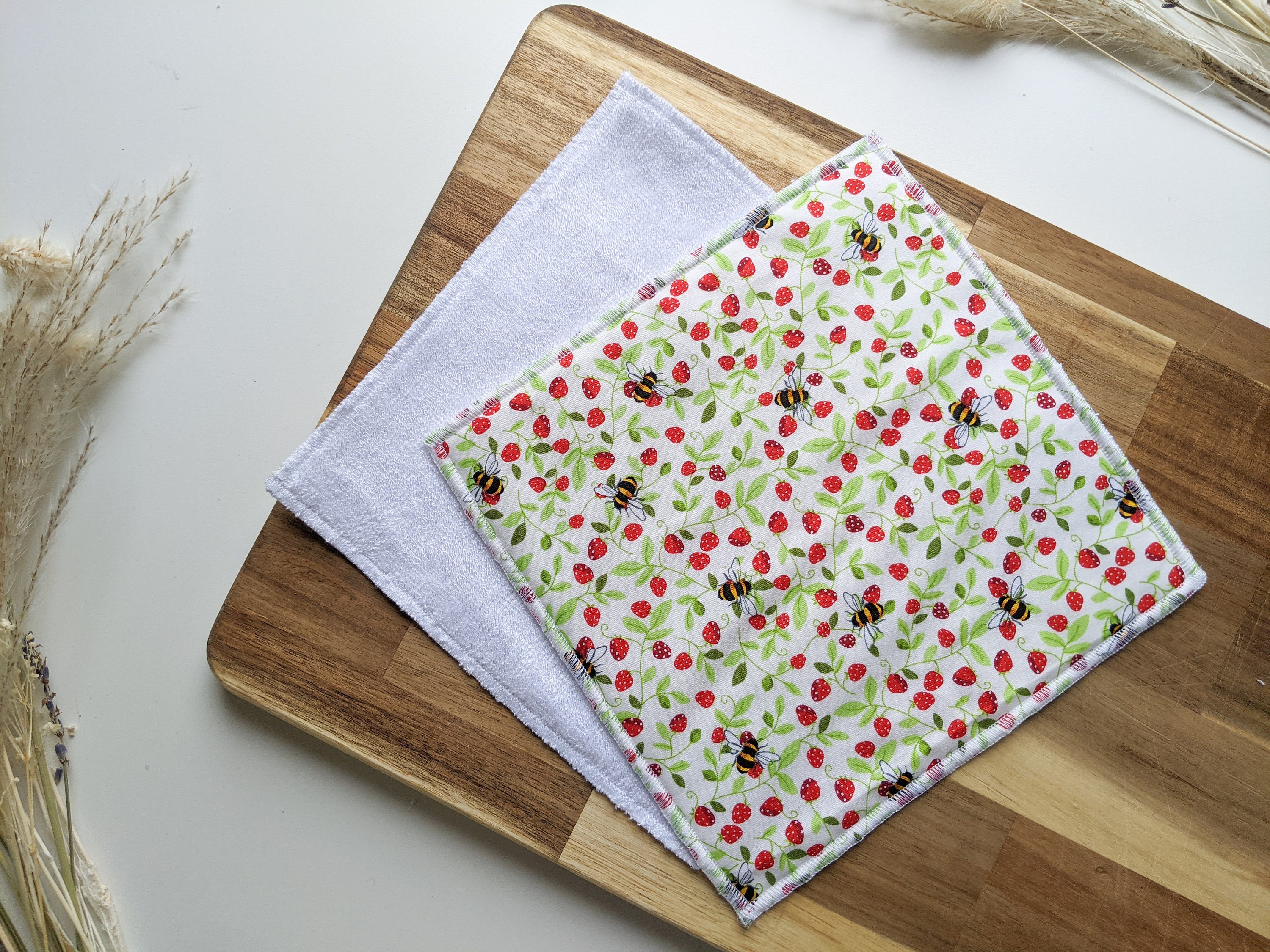 Patterned Flannel Face Cloths: Reusable Cotton Makeup Remover Set ...