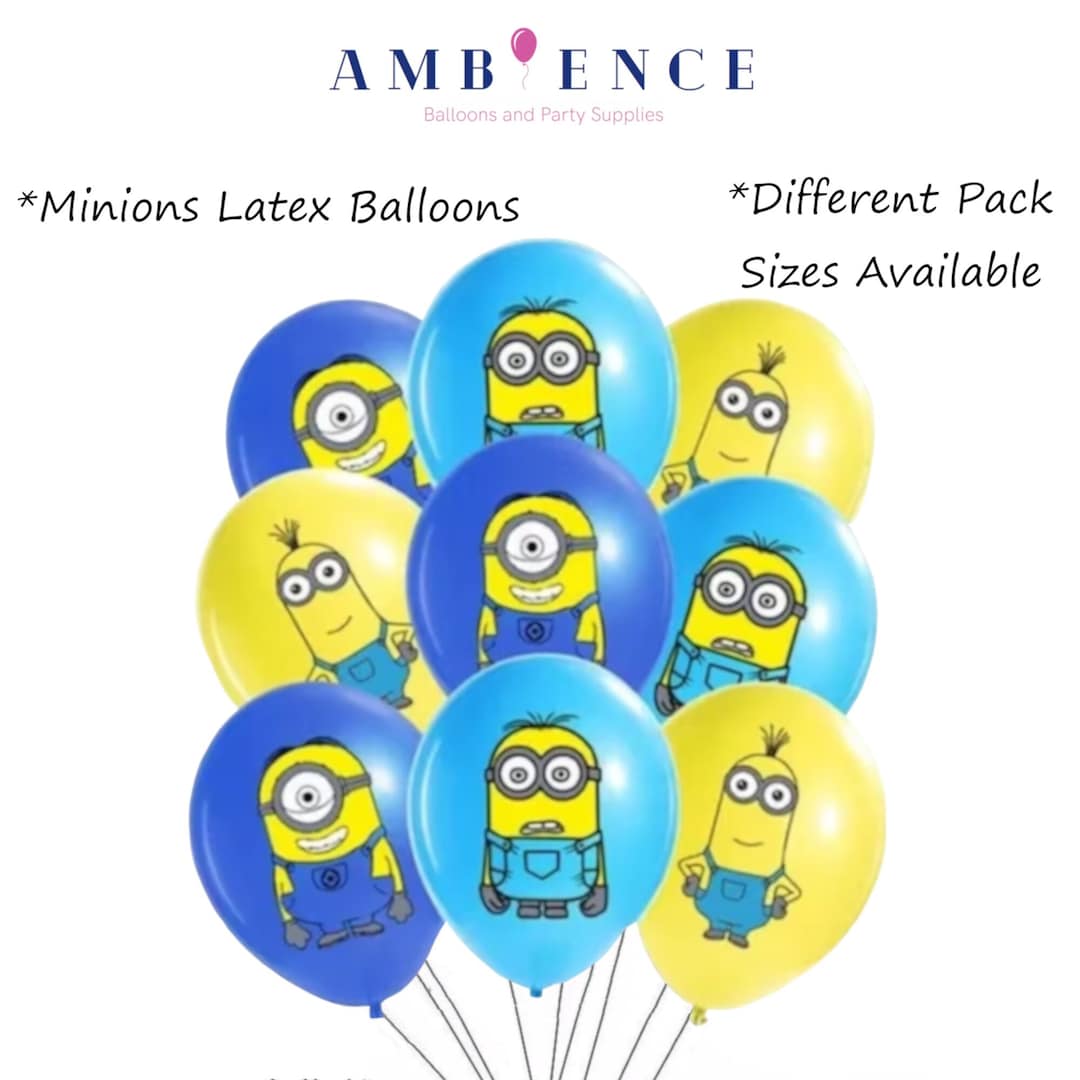 Minions Balloons Birthday Party Balloons for a Despicable Me / Minions ...